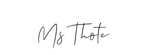 97 Ms Thote Name Signature Style Ideas Fine Autograph