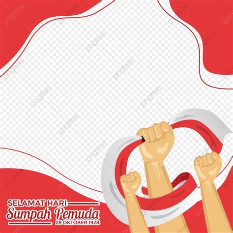 Happy Youth Pledge Day Twibbon Youth Pledge Day Indonesian Youth