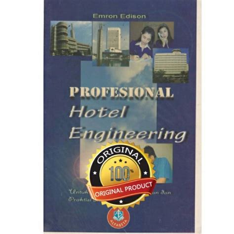 Jual Buku Profesional Hotel Engineering Emron Edison Shopee Indonesia