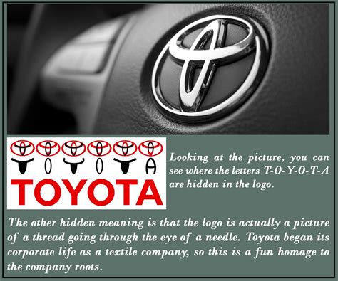 Toyota Hidden Logo Toyota Logo Meaning Learn About Its History