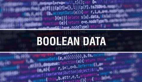 Boolean Data With Abstract Technology Binary Code Backgrounddigital Binary Data And Secure Data