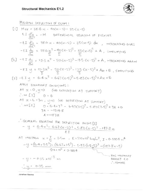 Deflection Strain Energy Solutions Pdf