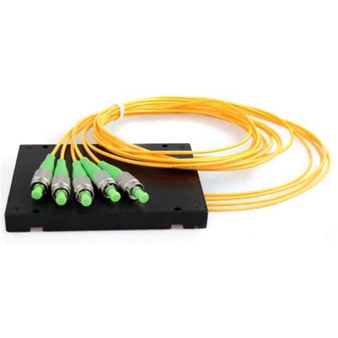 Fc Apc 1x4 Plc Fiber Optic Splitter High Quality