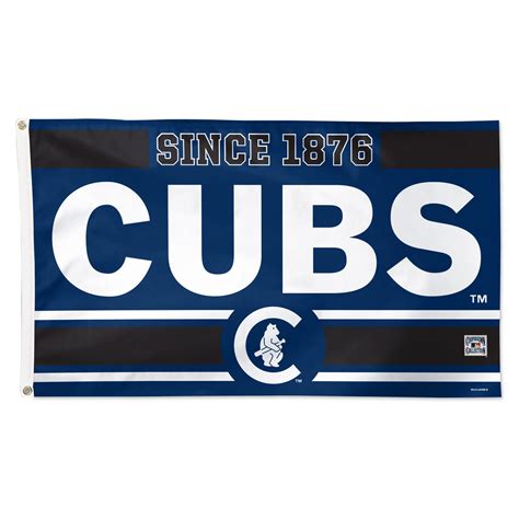Wincraft Chicago Cubs 3 X 5 Single Sided Franchise Establishment Deluxe Flag