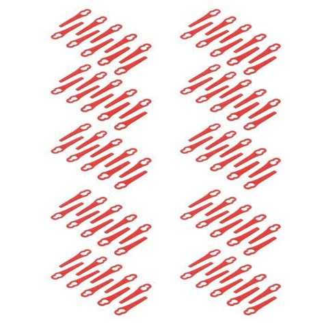 Ejlife 100 Lames En Plastique Pour Tondeuse à Gazon De Type Calebasse