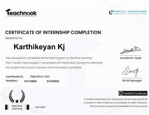 Karthikeyan Kj On Linkedin 💫 I Am Happy To Share That I Have Completed One Month Machine Learning…