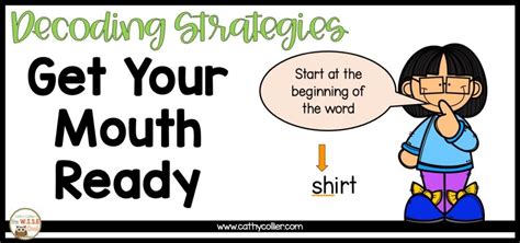 Decoding Strategy Get Your Mouth Ready And Slide Through The Word