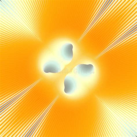 Abstract Symmetrical Stripe Pattern Composition With Trendy Color