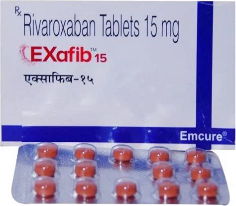Exafib 15 Tablet At ₹ 660strip Ixarola In Nagpur Id 2856490760133