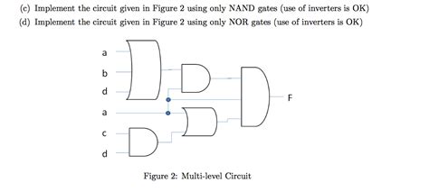 Solved C Implement The Circuit Given In Figure 2 Using