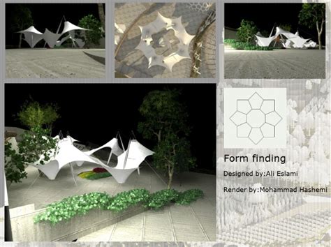 Form Finding Grasshopper Mesh Relaxation Fabric Kangaroo