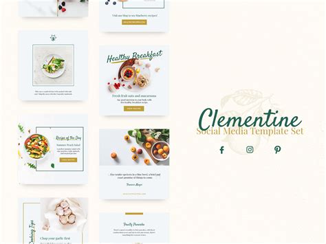 Clementine Social Media Template By Edward Alonzo On Dribbble