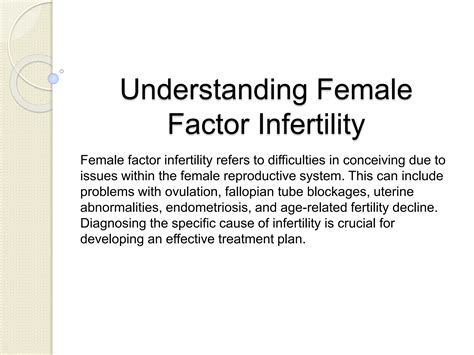 Infertility Treatment By Gynecologists Pptx