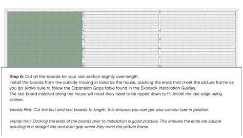 Installing A Picture Frame Border With Mm Quickfix Ekodeck