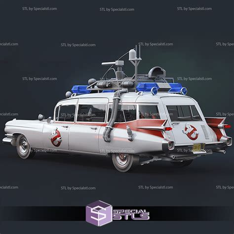 Ecto 1 3d Printable From Ghost Buster Stl Files Specialstl