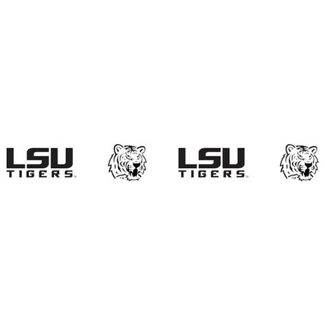 Lsu Football Logo Black And White