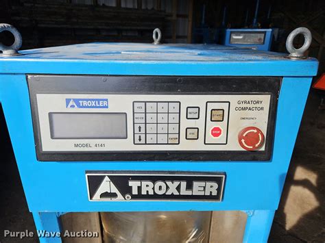 Troxler 4141 Gyratory Compactor In Effingham Il Item Oj9737 Sold Purple Wave
