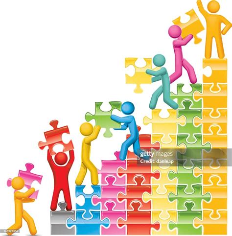 Teamwork Steps High Res Vector Graphic Getty Images