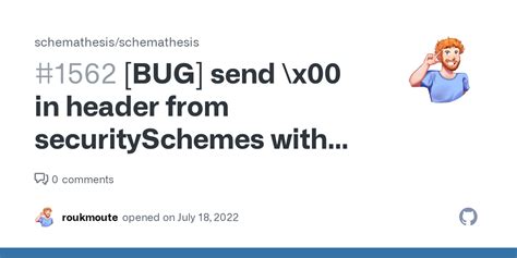 Bug Send X00 In Header From Securityschemes With Nginx · Issue 1562 · Schemathesis