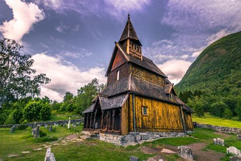 Urnes The Oldest Stave Church Norway Stock Image Image Of Building