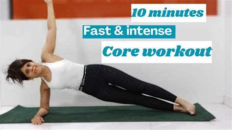 Fast And Intense 10 Minute Core Workout That Can Burn Fat With Advanced