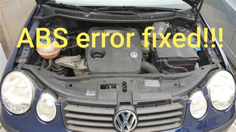 How Do You Reset The Abs Light On A Vw Polo