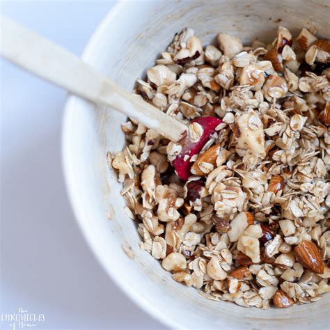 Oat And Nut Breakfast Crumble The Chronicles Of Home