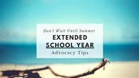 65 What You Need To Know About Esy Extended School Year