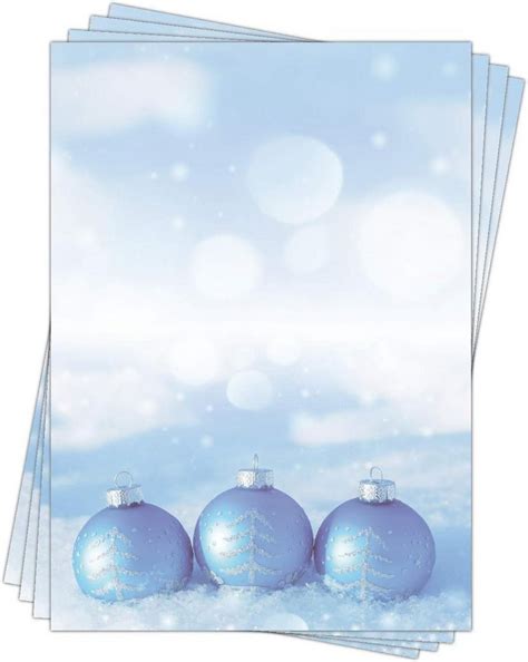 Lysco Briefpapier Motivpapier Weihnachten Und Advent Din A4 Gut Beschreibbar Weihnachtliches