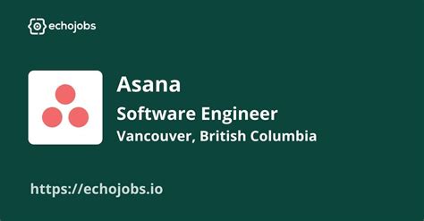Asana Is Hiring Software Engineer Product Usd 146k 224k Vancouver