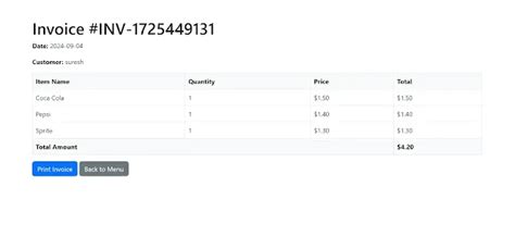 Simple Billing Invoice System With Source Code