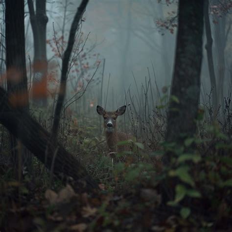 Free Misty Forest Deer Image Deer Forest Mist Download At Stockcake