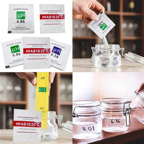 18 Pack Ph Meter Buffer Solution Powder 686400918 Calibration