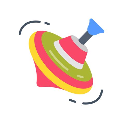 Spinner Top Icon In Vector Illustration 27450412 Vector Art At Vecteezy