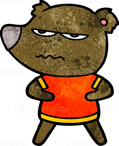 Annoyed Bear Cartoon 45139916 Png