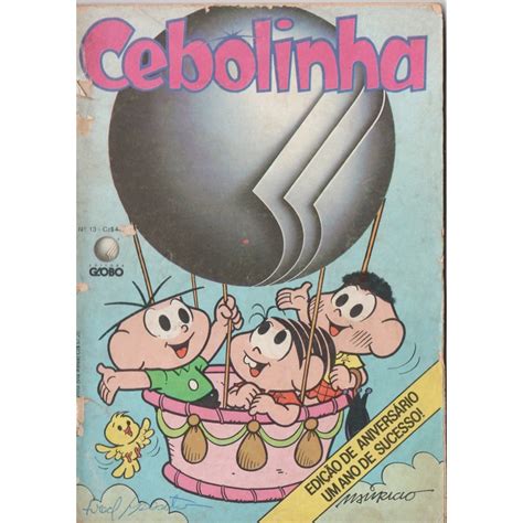 Hq Gibi Cebolinha Nº13 Editora Globo Revista Turma Da Mônica