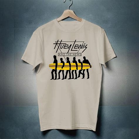 Huey Lewis And The News Band T Shirt White Short Sleeve All Sizes Xa49 Th49255