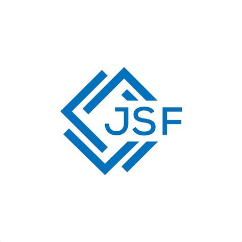 Jsf Letter Logo Design On White Background Jsf Creative Circle Letter