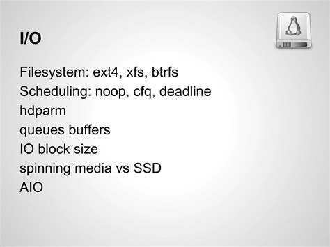 Performance Optimization On Linux By Peter Toth Ppt