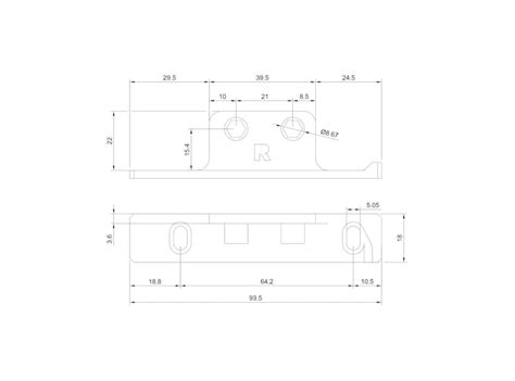 Hettich Multitech Drawer Front Connector Fixing Bracket Replacement Kit