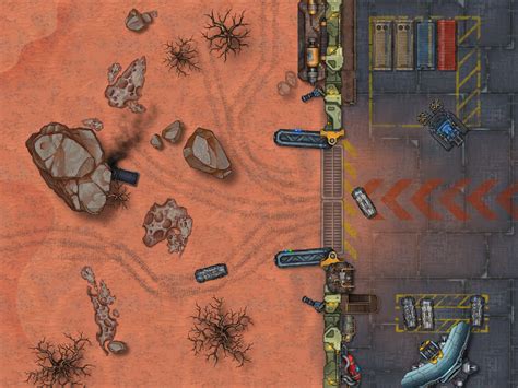 Few Battle Maps I Made For My Lancer Campaign Without Grids So You Can