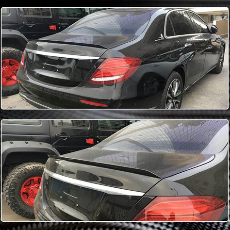 Mercedes Benz W213 E53 E63 S Carbon Fiber Rear Trunk Spoiler Wing Lip