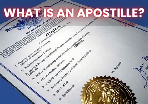 What Is An Apostille