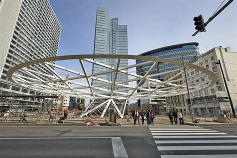 Place De Rogier Brussels Belgium May 2019 Belfius Bank Building At Charles Rogier Editorial