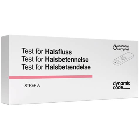 Köp Dynamic Code Test För Halsfluss Strep A På