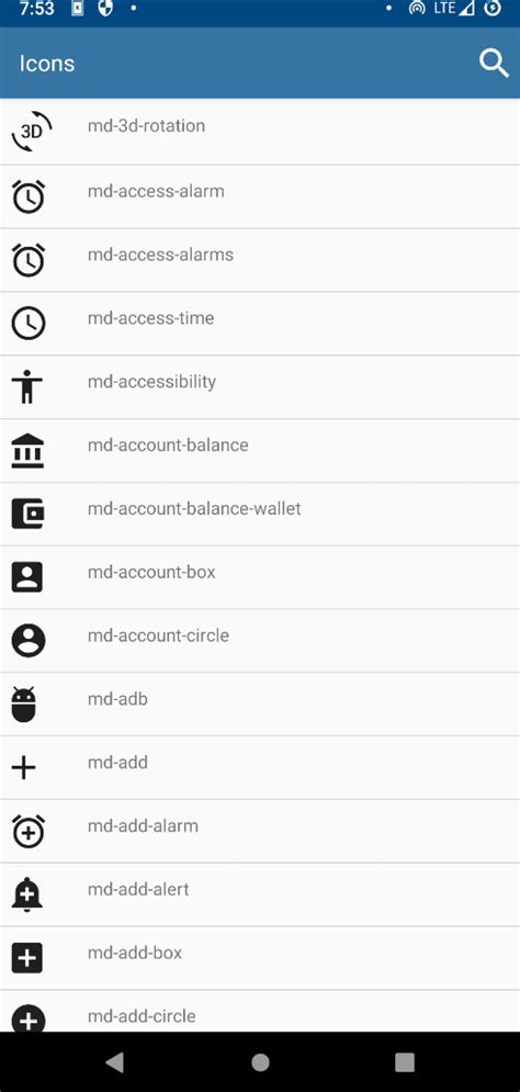 Listview Reference Enaml Native CodeLV