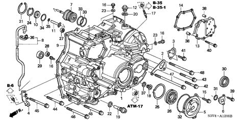 21010 Rdk 305 Genuine Acura Case Settransmissn