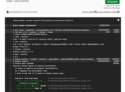 Setting Up Headless Travis Ci Build With Cucumbercapybarapoltergeist