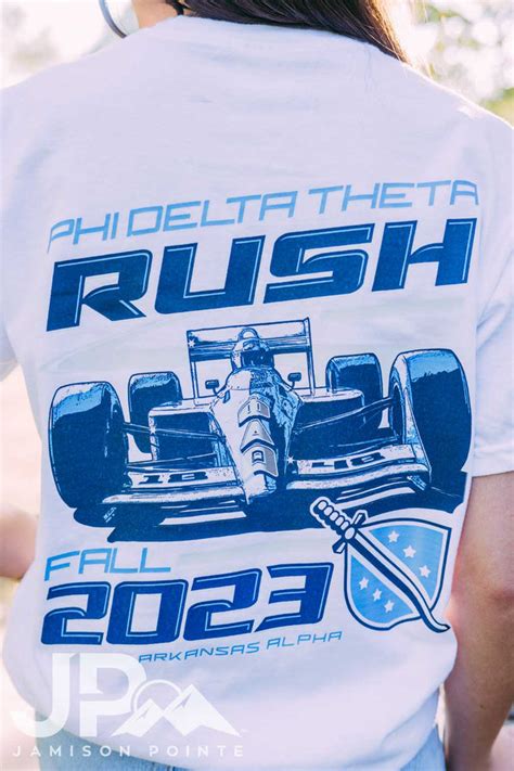 Phi Delt Racecar Fall Rush Tshirt Jamison Pointe