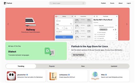 the official flathub website just got a fab revamp omg ubuntu